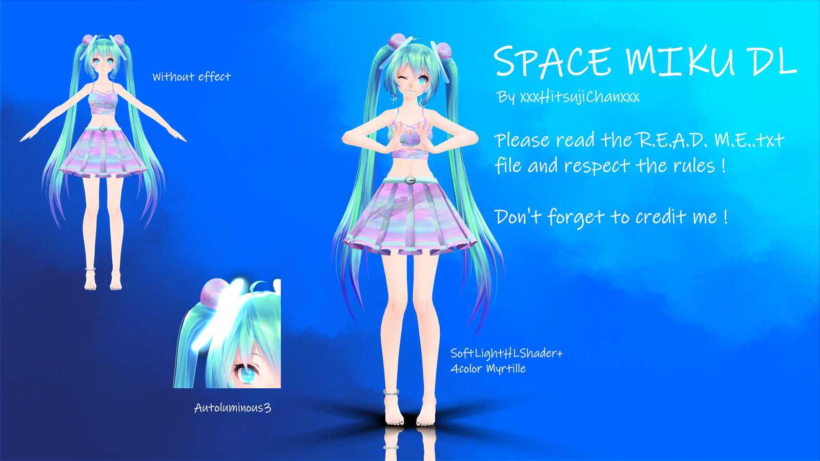 MMD - SPACE MIKU MODEL [DL] by xxxHitsujiChanxxx on DeviantArt