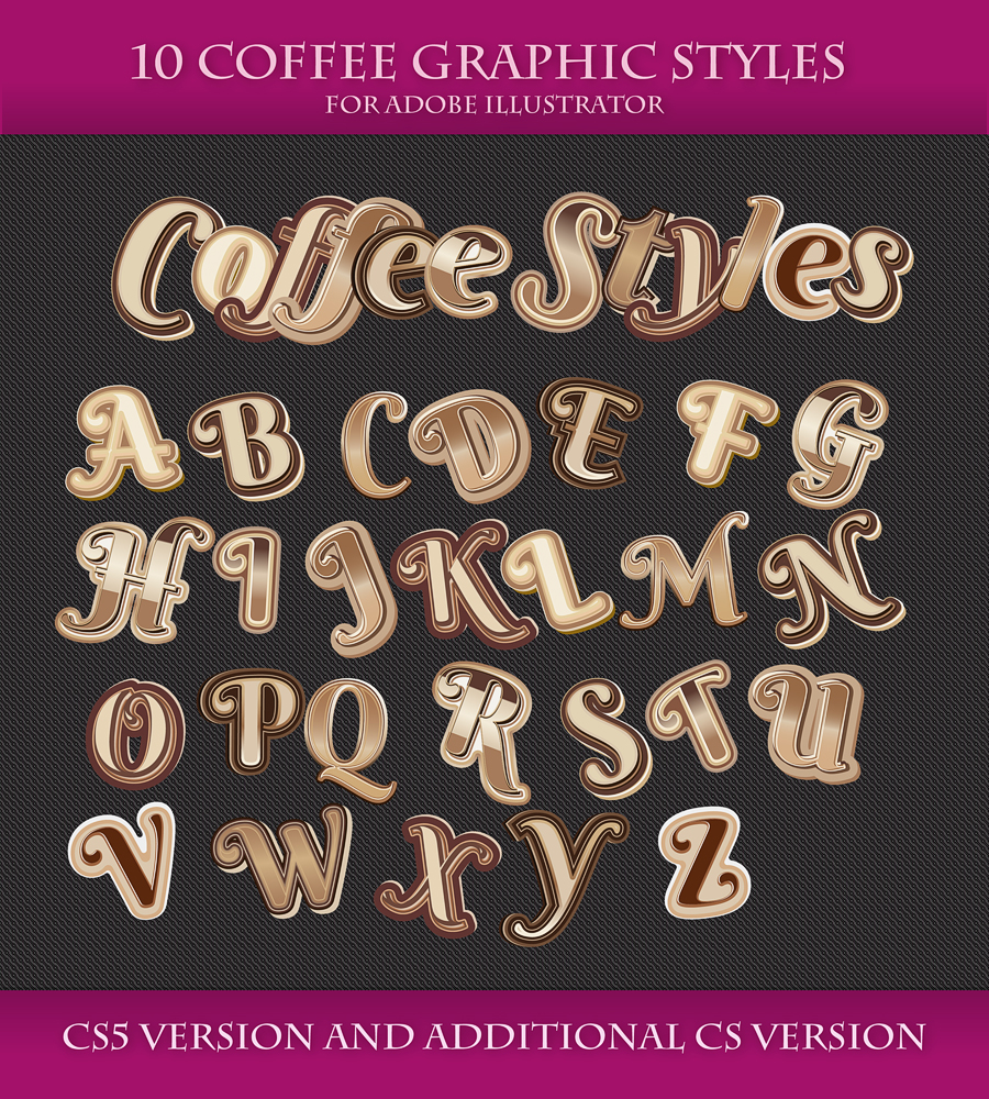 10 Coffee Styles for Adobe Illustrator. by Love-Kay on DeviantArt