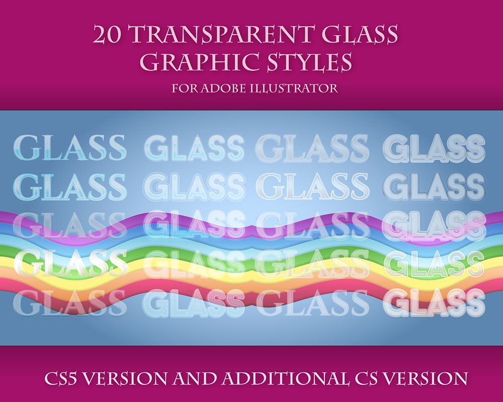 20 Transparent Glass Styles for Adobe Illustrator by Love-Kay on DeviantArt