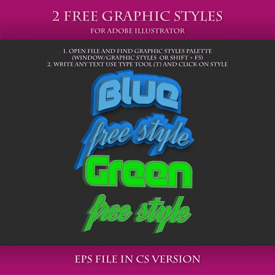 FREE Colorful Graphic Styles for Design #6 by Love-Kay on DeviantArt