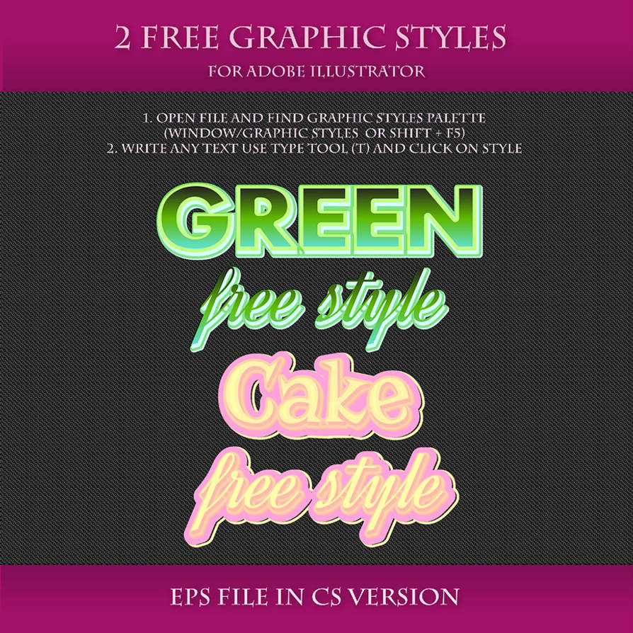 FREE Graphic Styles for Adobe Illustrator #12 by Love-Kay on DeviantArt