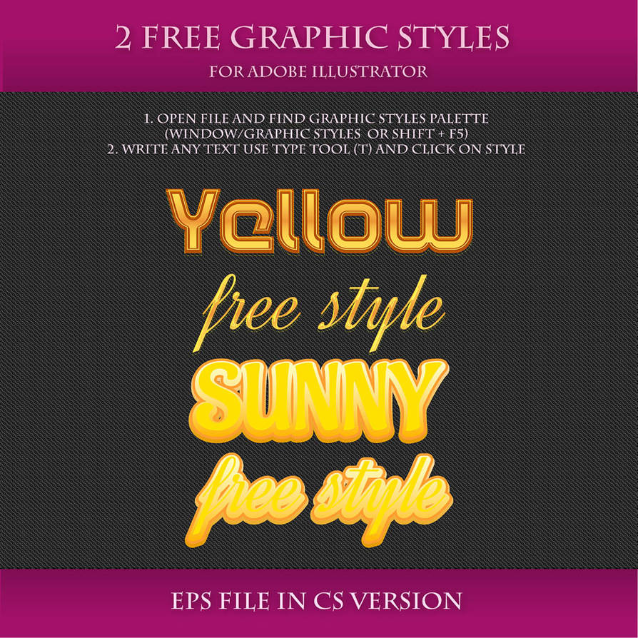 FREE Graphic Styles for Adobe Illustrator #14 by Love-Kay on DeviantArt