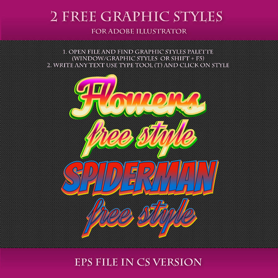 FREE Graphic Styles for Adobe Illustrator #18 by Love-Kay on DeviantArt