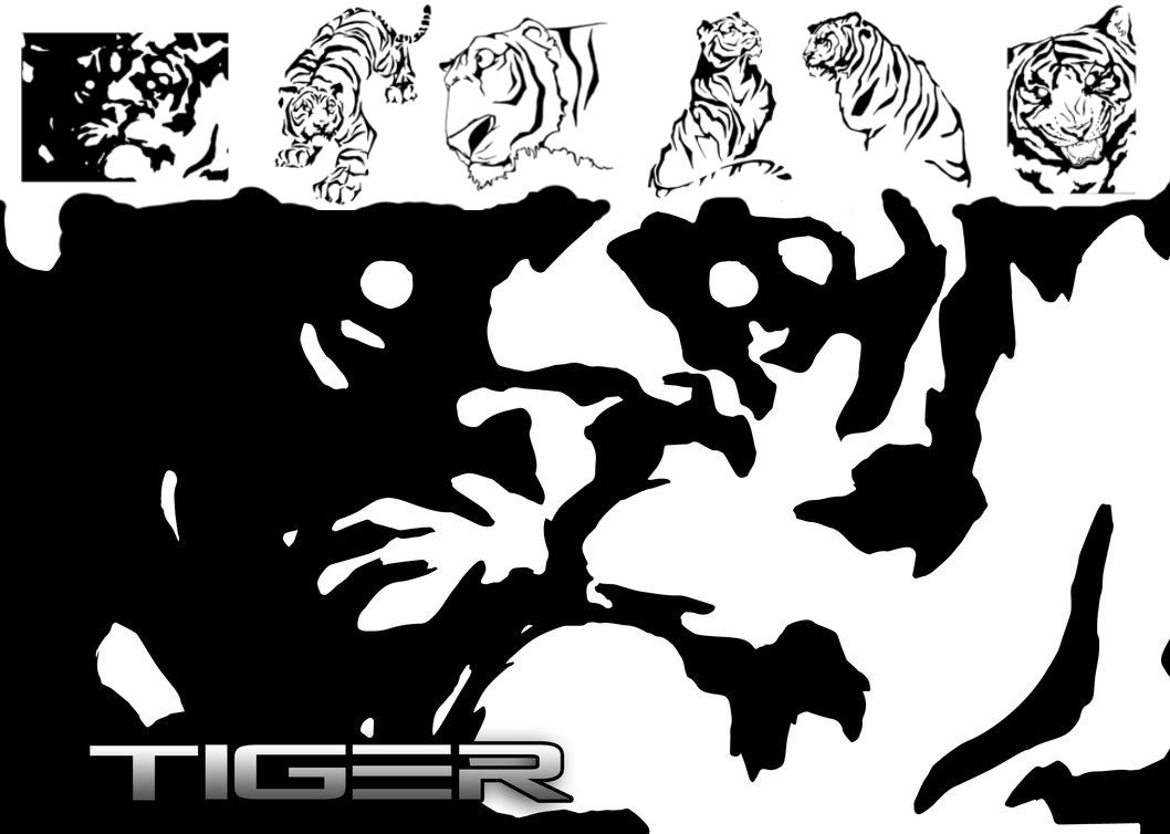 Tiger (brush set) by Vule76 on DeviantArt