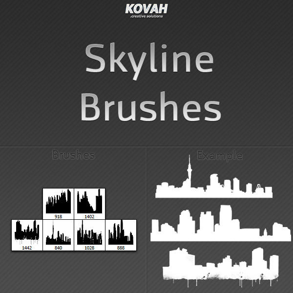 Skyline Brushes by theKovah on DeviantArt