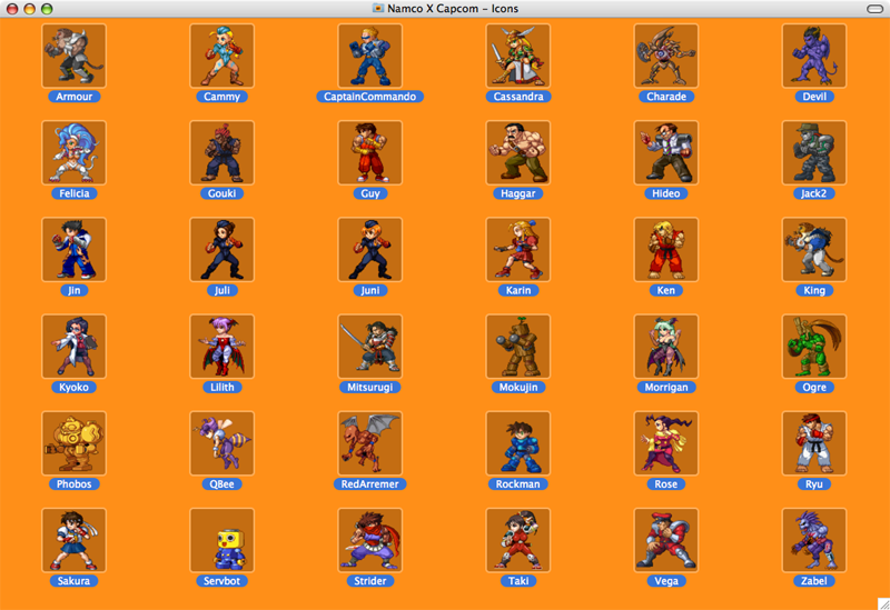 Namco X Capcom - Icons by iFab on DeviantArt