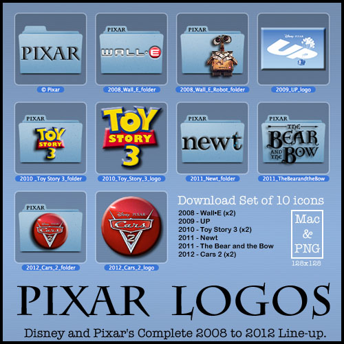 Pixar Logos - Icons by iFab on DeviantArt