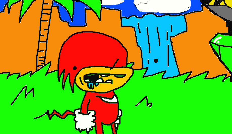 knuckles is good at his job by memegamer456 on DeviantArt