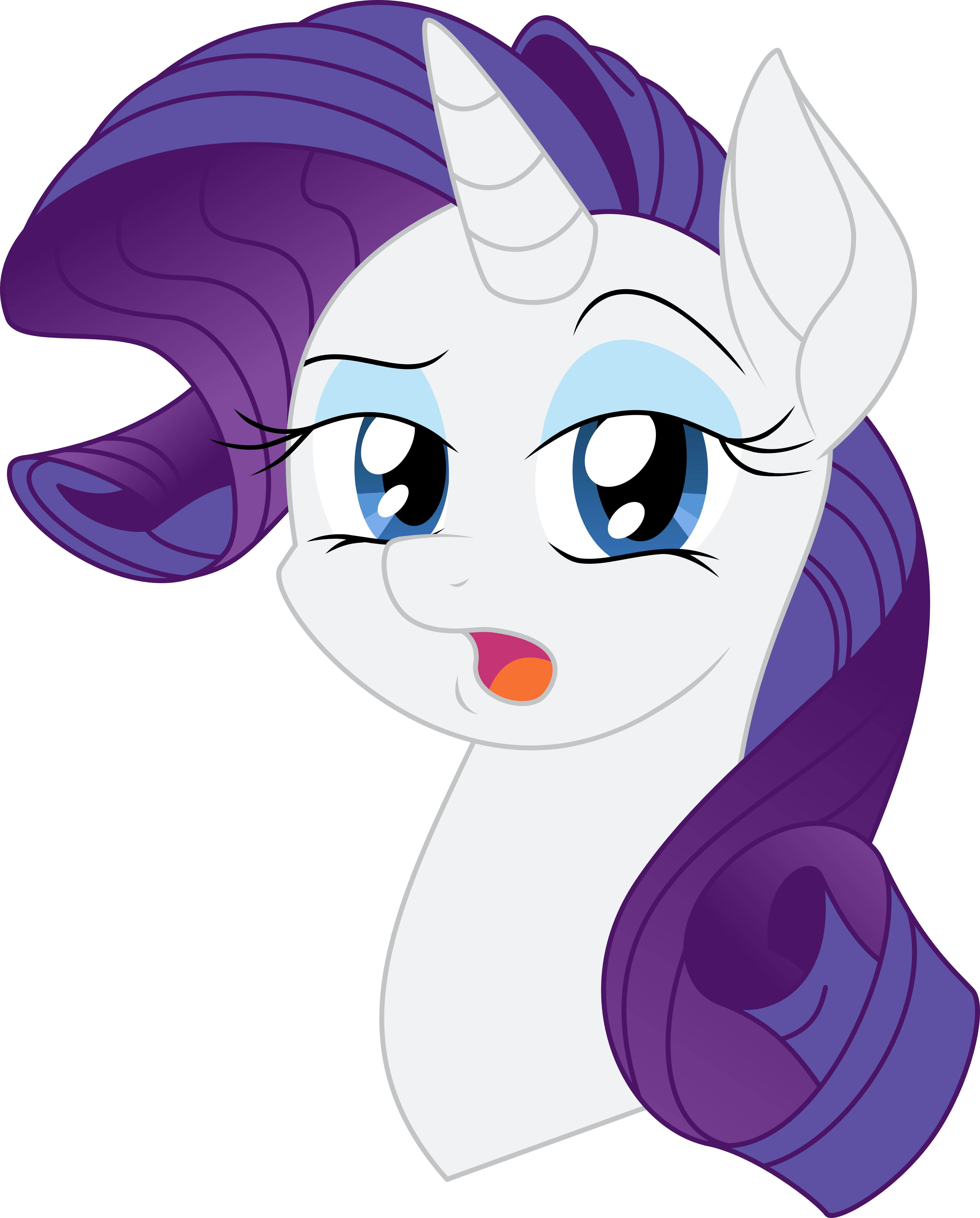 Rarity's portrait by Mithrian812 on DeviantArt