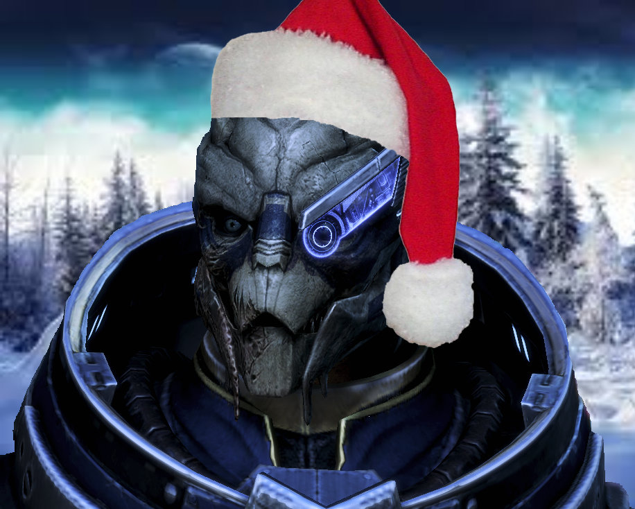 Garrus Christmas Icon by QueenKirriana on DeviantArt