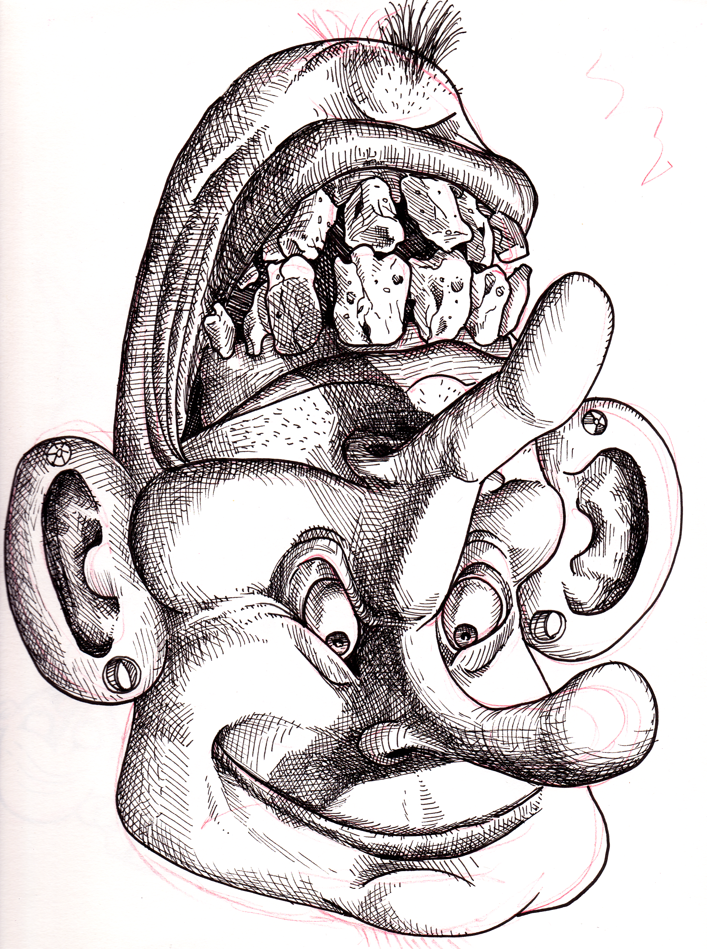 Double Face Drawing