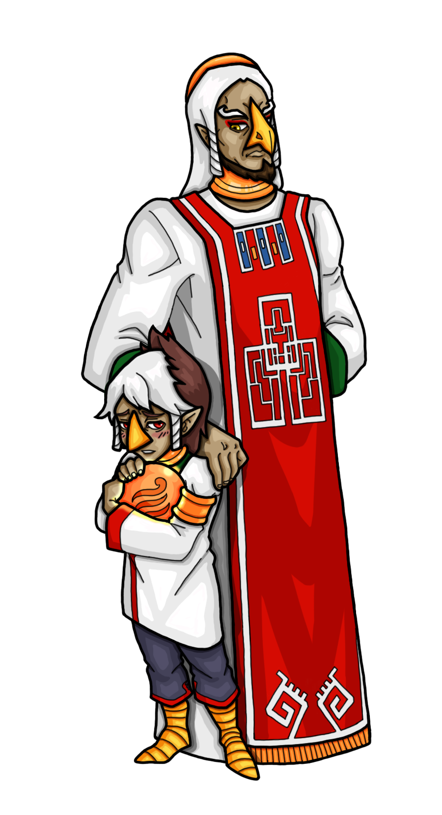 Massive Zelda Collab: Komali and His Father by Strzyga-Stefcia on ...