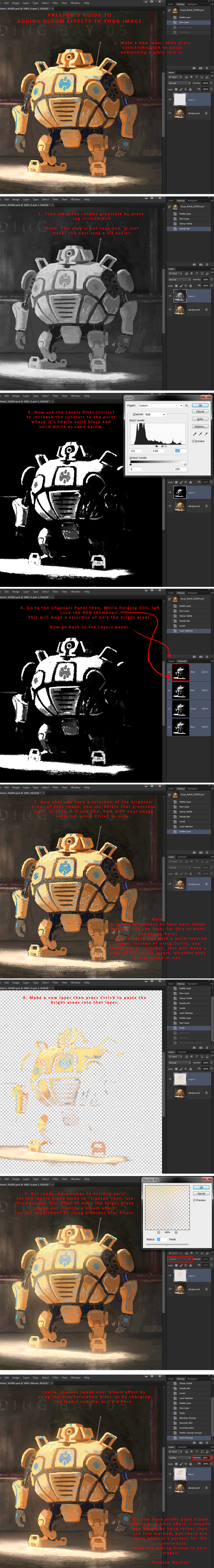 How To Add Bloom To Images by preston2694 on DeviantArt