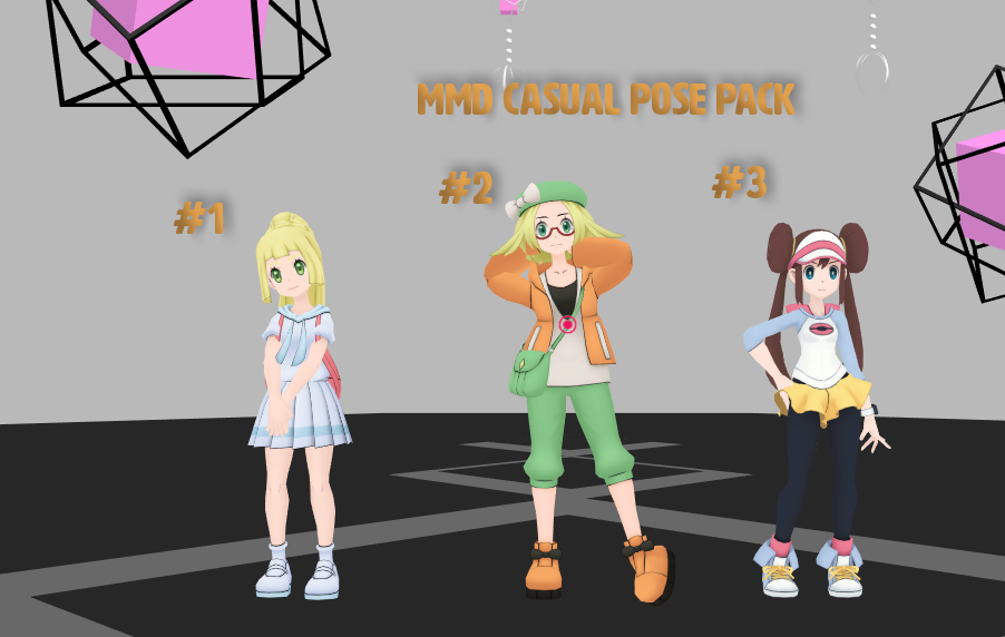 MMD Casual Pose Pack DL by Busgirl333 on DeviantArt