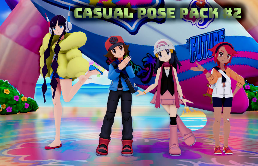 MMD Casual Pose Pack #2 DL by Busgirl333 on DeviantArt
