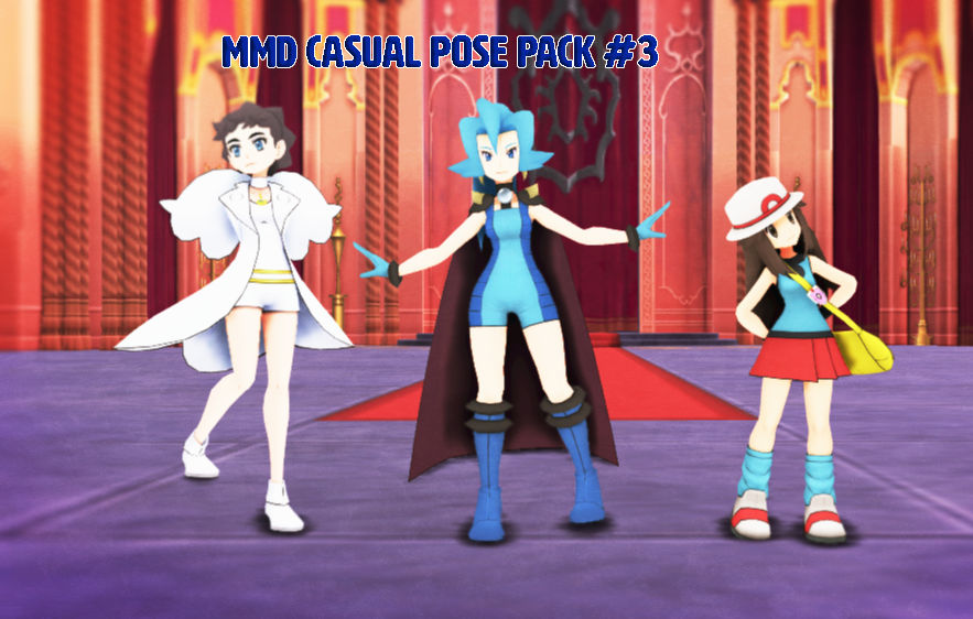 MMD Casual Pose Pack #3 DL by Busgirl333 on DeviantArt