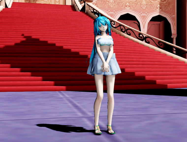 MMD Catch Teenieping - Princess Cloudia DL by Busgirl333 on DeviantArt