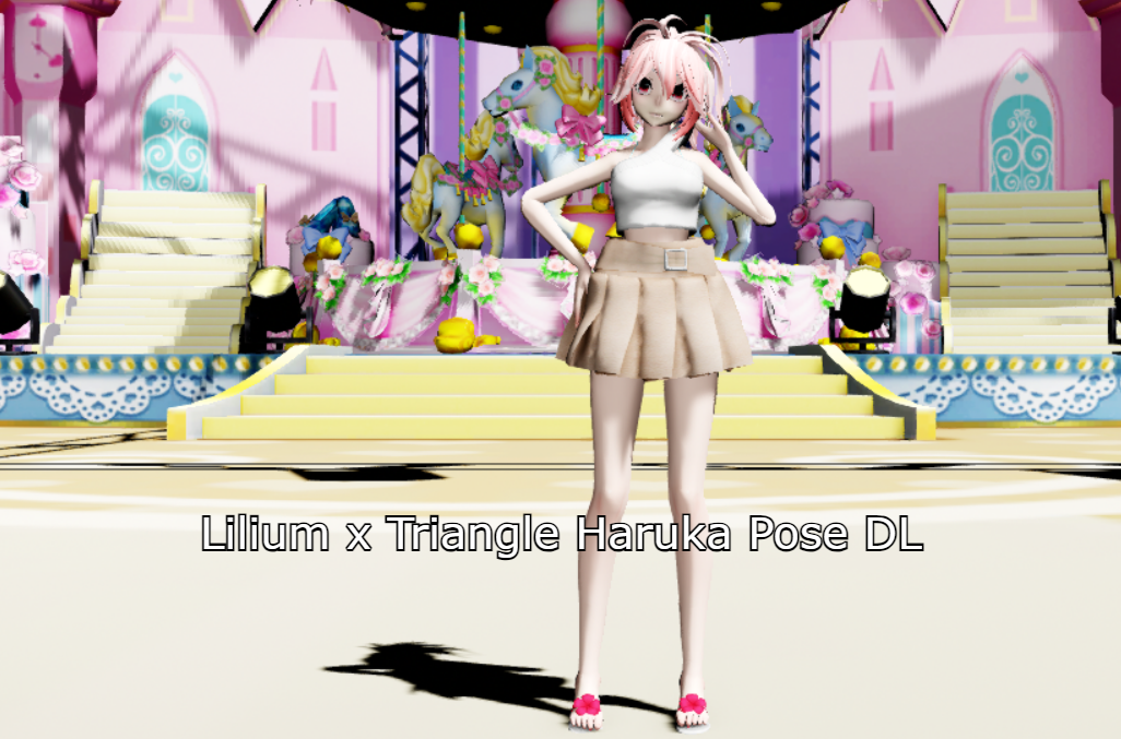MMD Lilium x Triangle Haruka Pose DL by Busgirl333 on DeviantArt