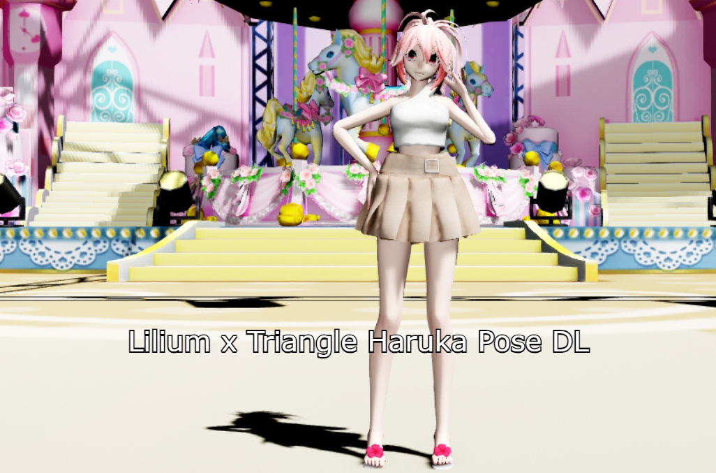 MMD Lilium x Triangle Haruka Pose DL by Busgirl333 on DeviantArt