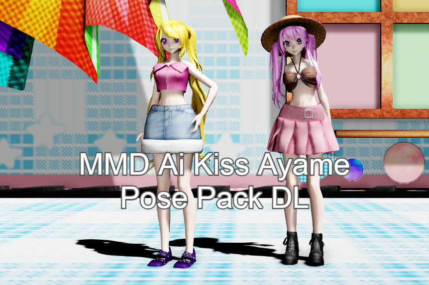 MMD Ai Kiss Ayame Pose Pack DL by Busgirl333 on DeviantArt