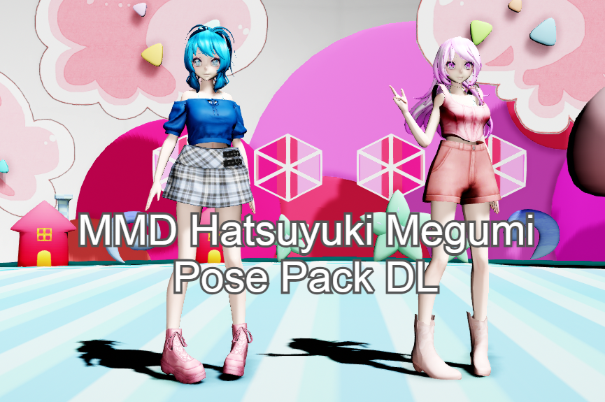 MMD Hatsuyuki Megumi Pose Pack DL by Busgirl333 on DeviantArt