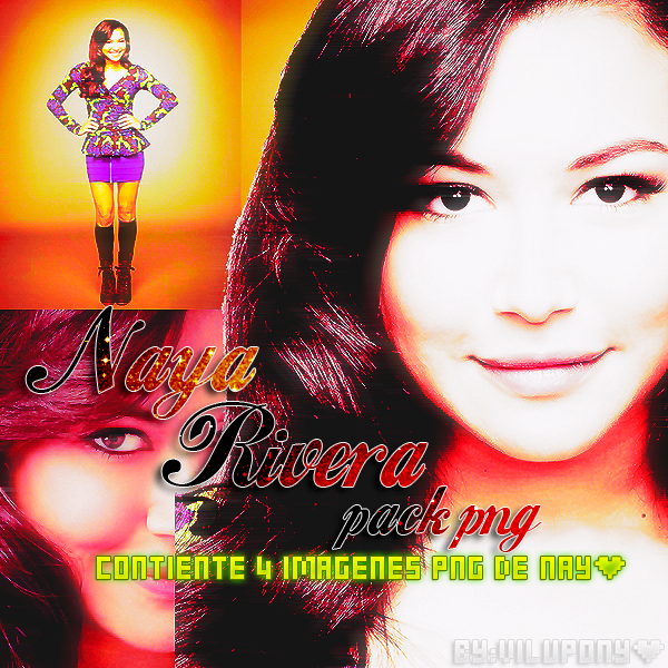 Naya Rivera pack png-ByViluPony by ViluPony on DeviantArt
