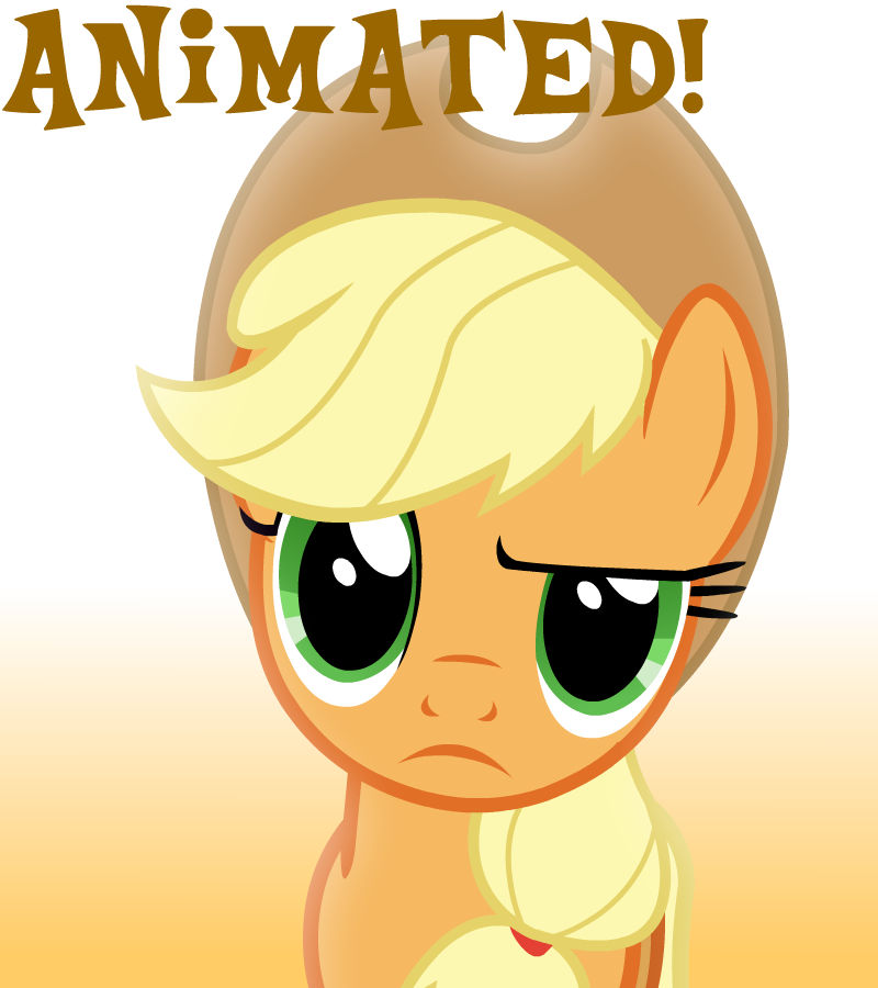Confused Applejack by HanifAnims on DeviantArt