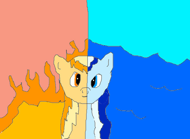Fire water pony by Ghostly-Galleon on DeviantArt