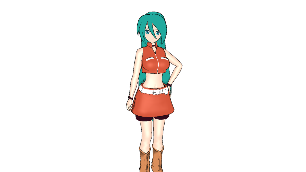 mmd Miku in Meiko outfit download by MikuEvalon on DeviantArt
