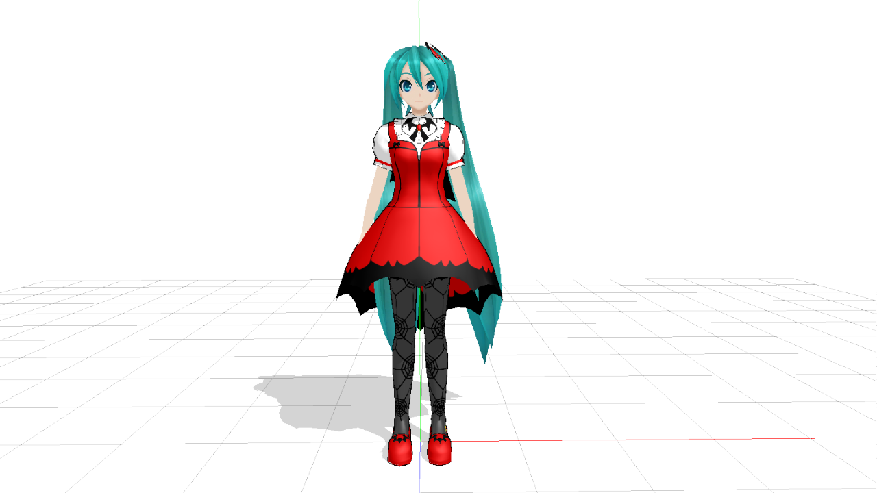 mmd Miku In Vampire Outfit download by MikuEvalon on DeviantArt