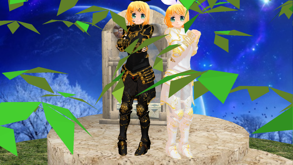 MMD Rin Dark And Light Armor Download Rules change by MikuEvalon on ...