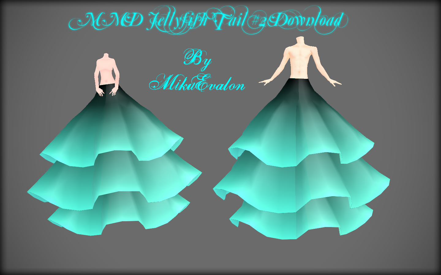MMD Jellyfish Tail/Base #2 Download by MikuEvalon on DeviantArt