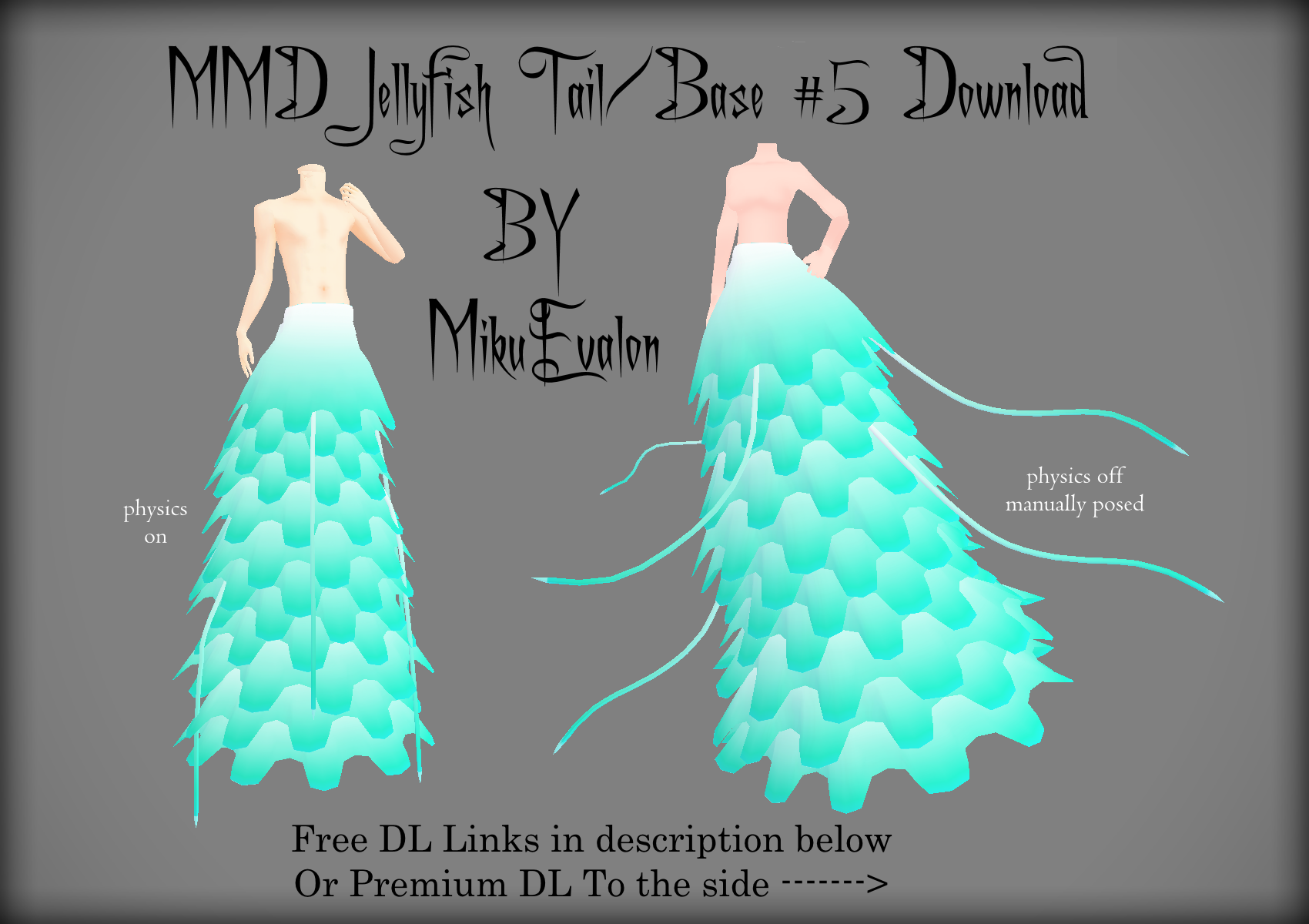 MMD Jellyfish Tail-Base #5 Download by MikuEvalon on DeviantArt