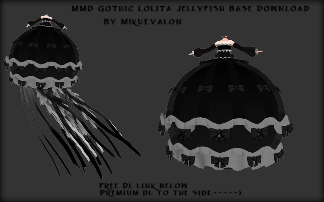 MMD Gothic Lolita Jellyfish Base Download by MikuEvalon on DeviantArt