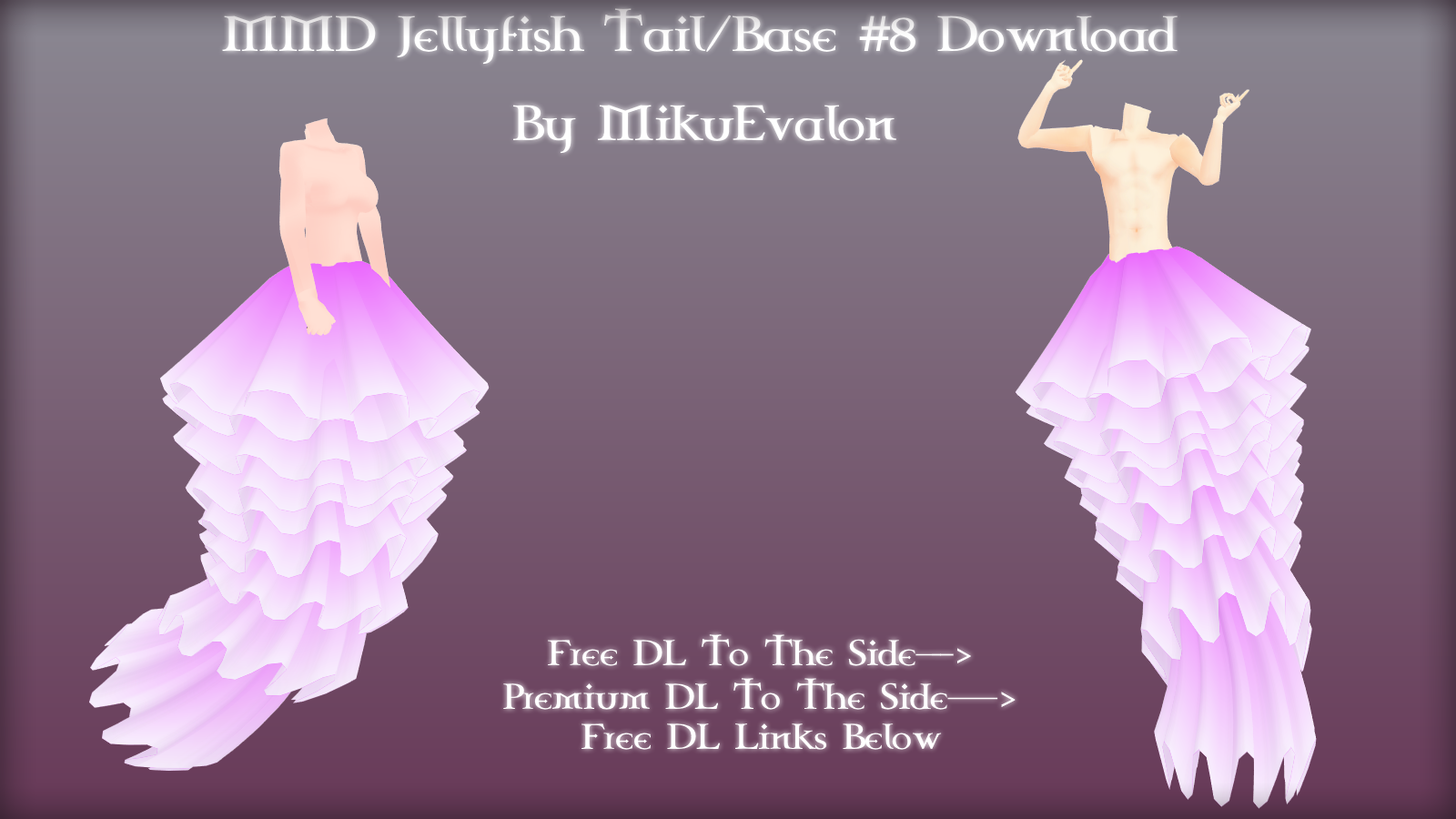 MMD Jellyfish Tail/Base #8 Download by MikuEvalon on DeviantArt