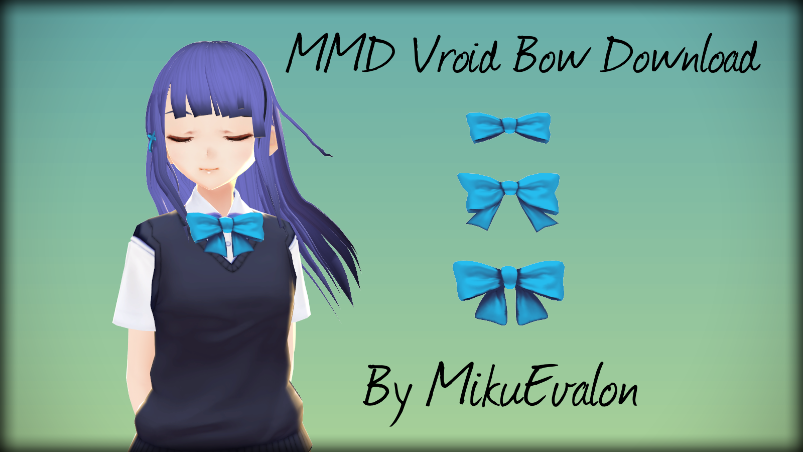 MMD Vroid Bow Pack Download by MikuEvalon on DeviantArt