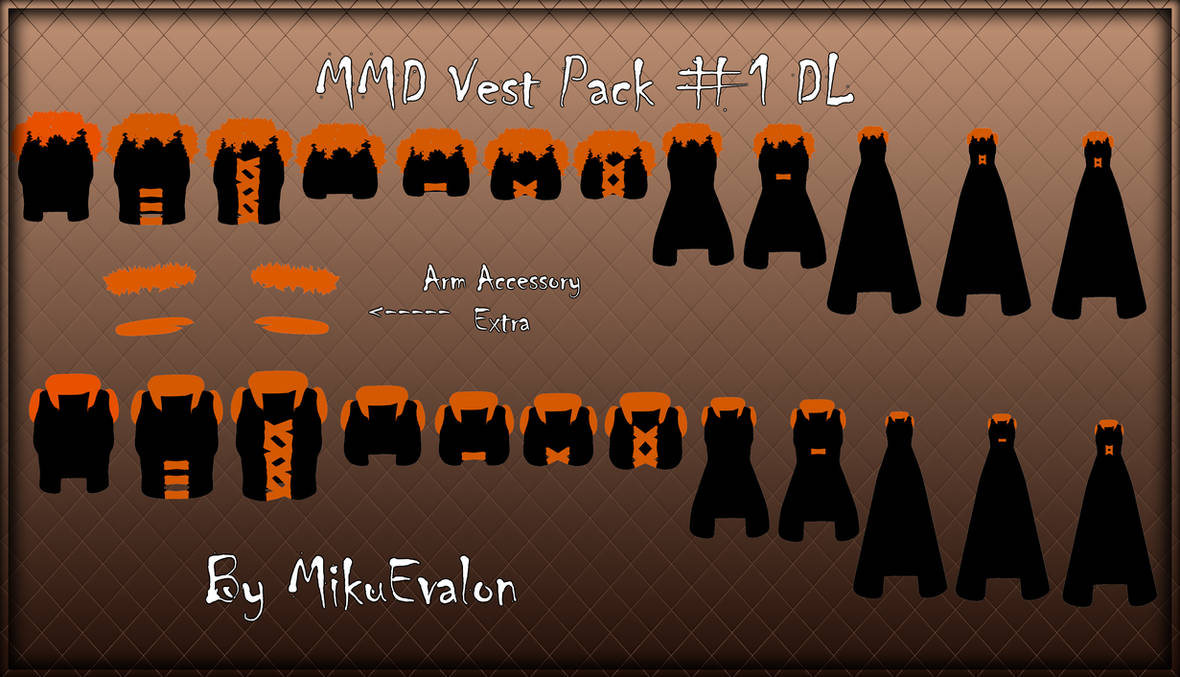 MMD Vest Pack #1 Dl by MikuEvalon on DeviantArt