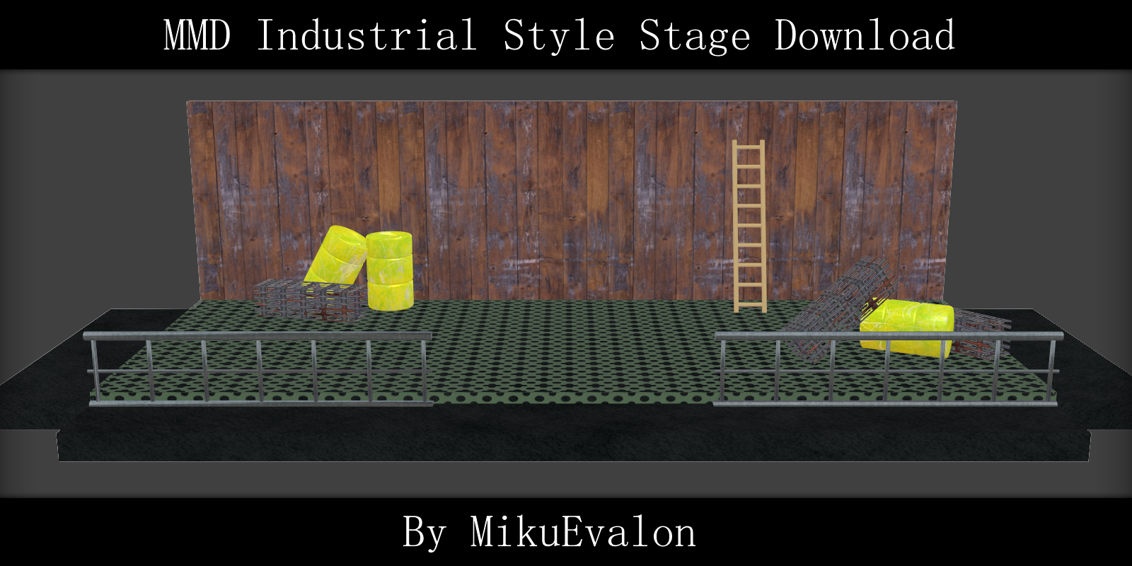 MMD Industrial Style Stage Download by MikuEvalon on DeviantArt