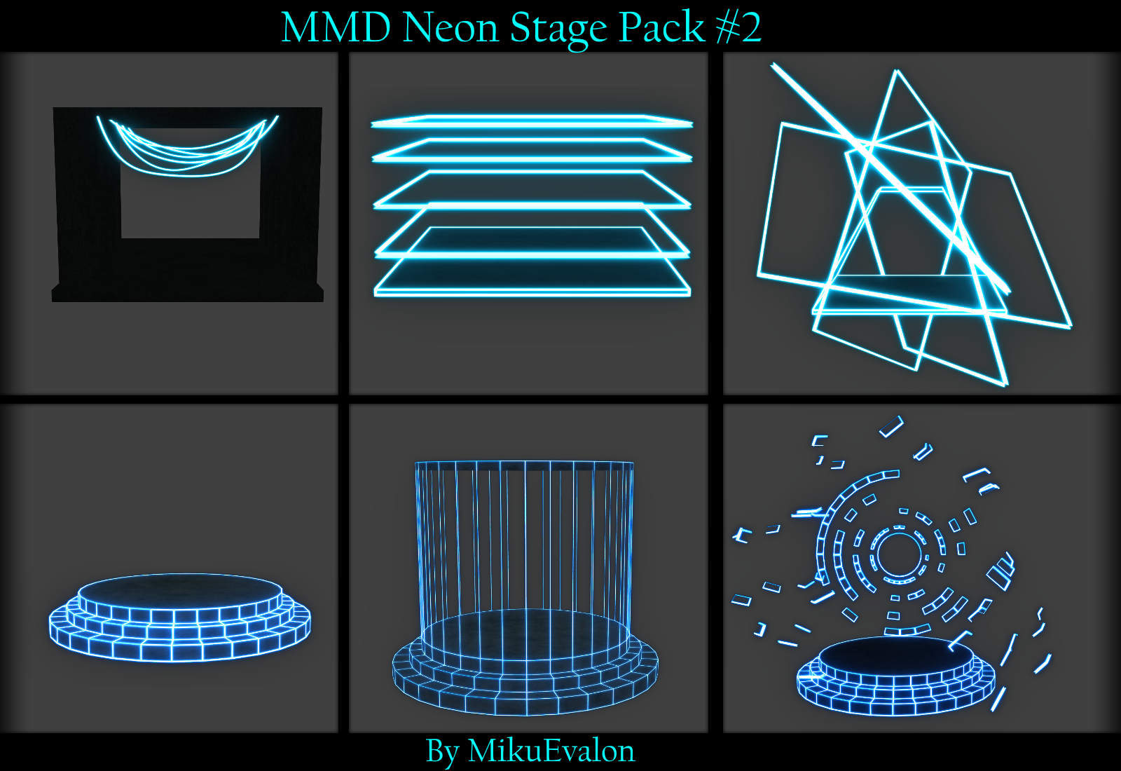 MMD Neon Stage Pack #2 Download by MikuEvalon on DeviantArt