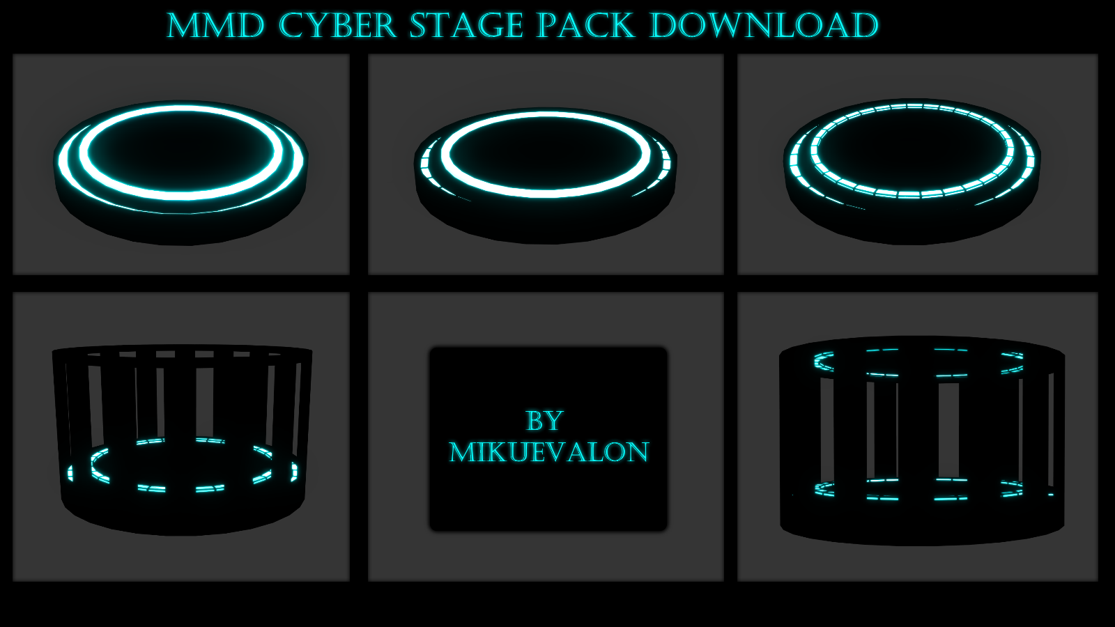 MMD Cyber Stage Pack #1 Download by MikuEvalon on DeviantArt