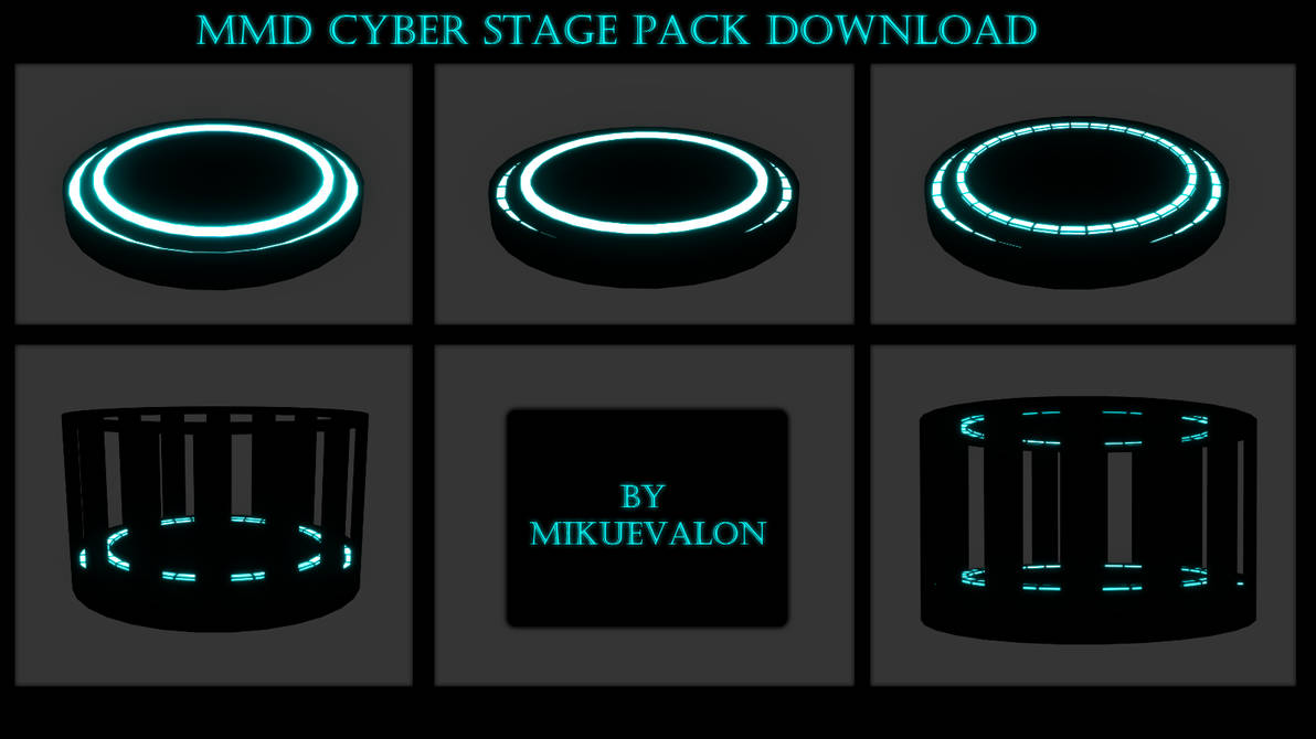 MMD Cyber Stage Pack #1 Download by MikuEvalon on DeviantArt