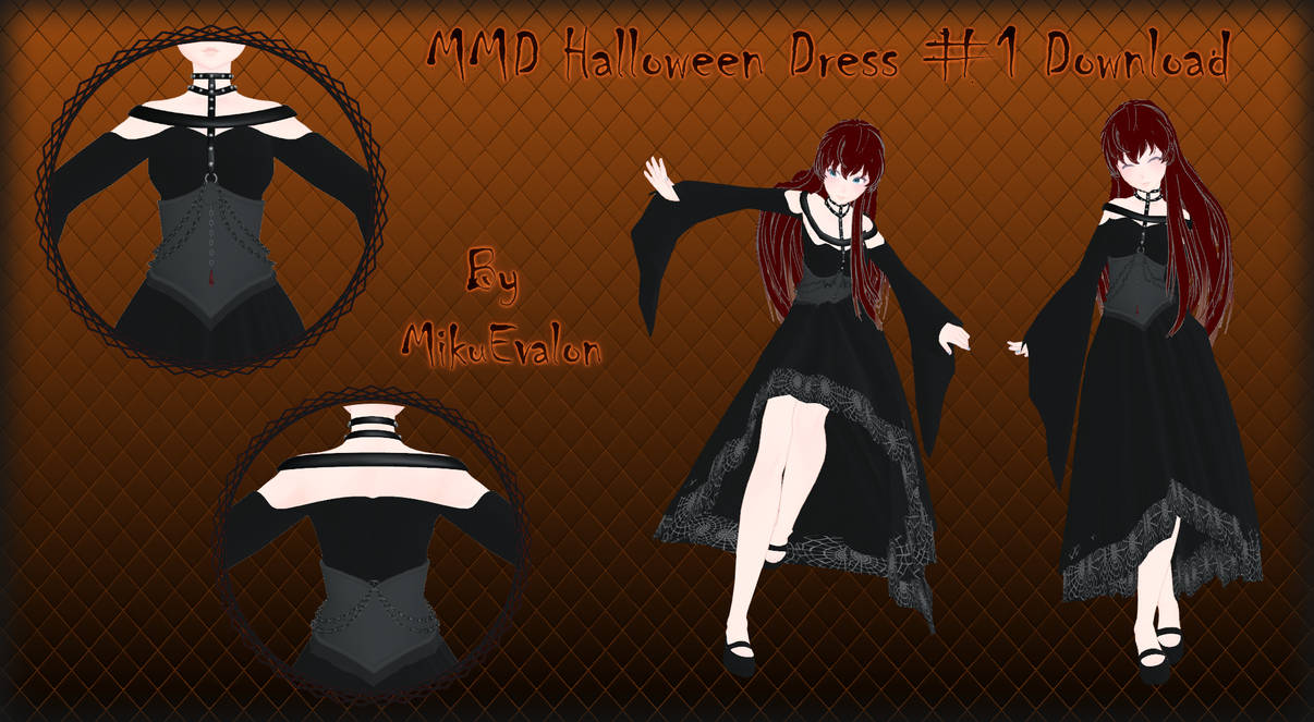 MMD Halloween Dress #1 Download by MikuEvalon on DeviantArt