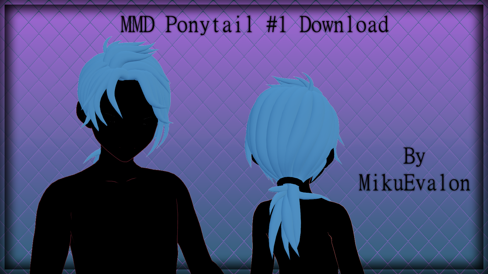 MMD Ponytail Hair #1 Download by MikuEvalon on DeviantArt