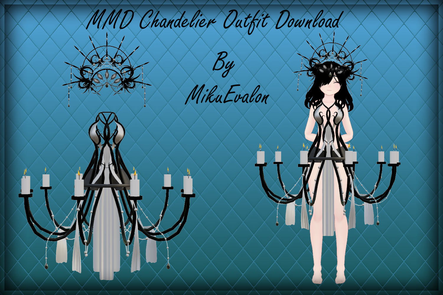 MMD Chandelier Outfit Download by MikuEvalon on DeviantArt