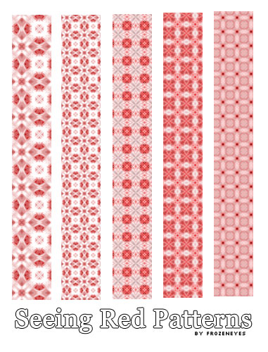 Seeing Red Patterns. by AlenaJay on DeviantArt