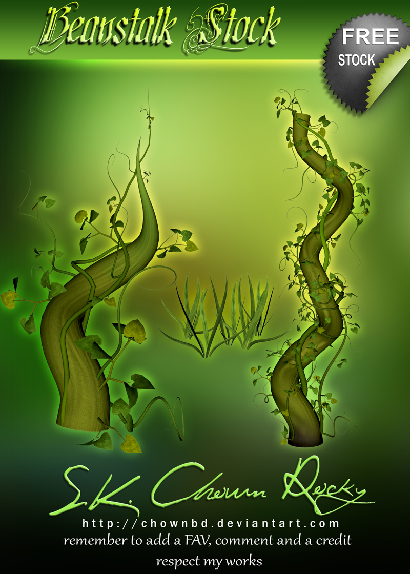 Beanstalk Stock by DIGI-3D on DeviantArt