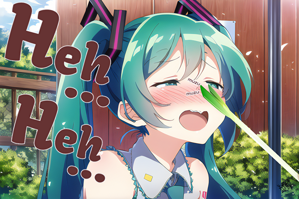 Vocaloid Hatsune Miku Sneeze by Japanese leek by fts-sneeze on DeviantArt
