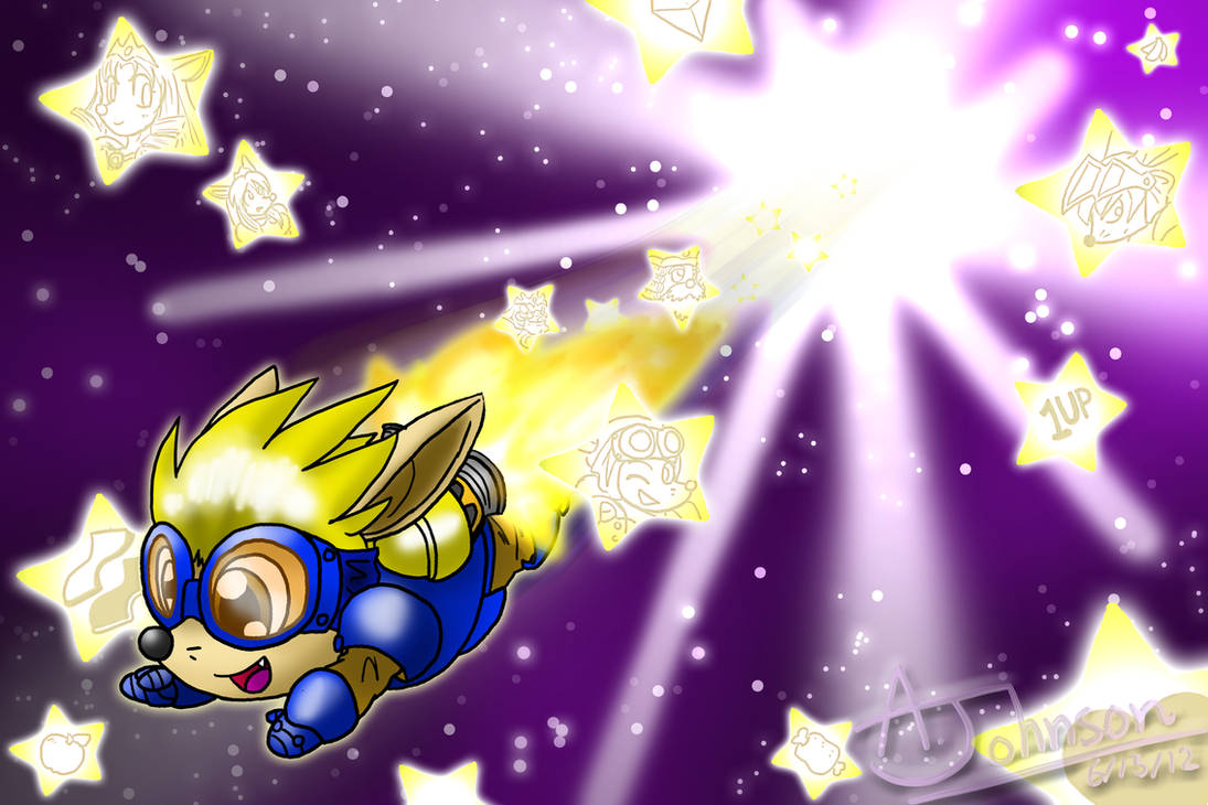 Chibi Sparkster Wallpaper by TabbyWesa on DeviantArt