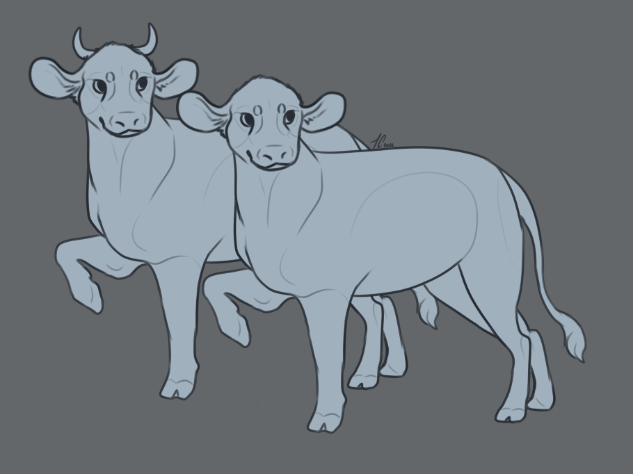 F2U Cow Base by TopCollar on DeviantArt