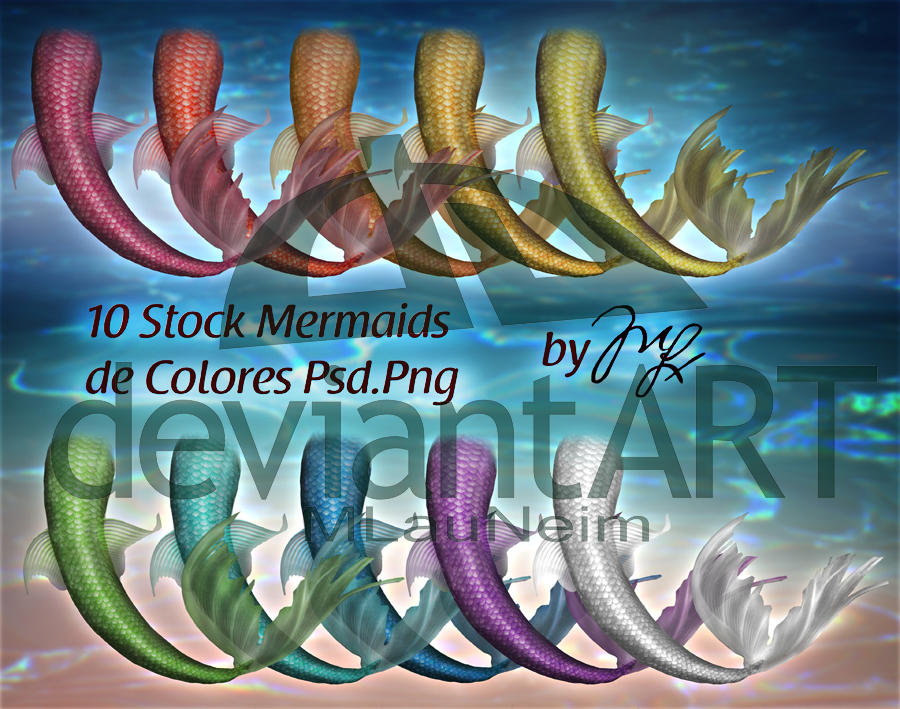 Mermaids Stocks PSD-PNG by ArtML30 on DeviantArt
